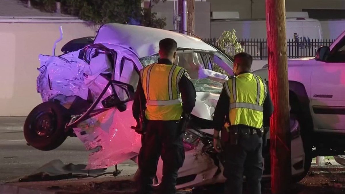 Dui Pursuit Crash Kills Two In Inglewood Nbc Los Angeles
