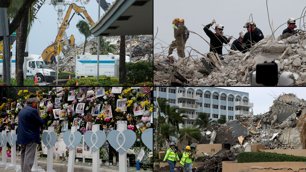 Search of Collapsed Surfside Condo Shifts From Rescue to Recovery – NBC ...