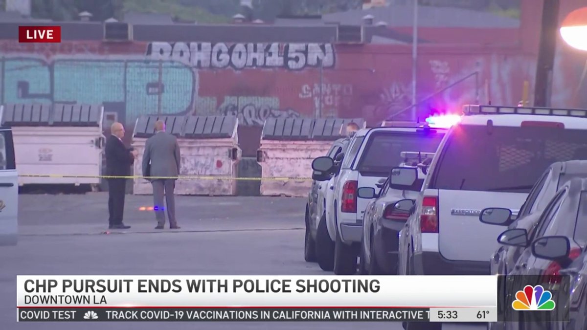 CHP Pursuit Ends With a Shooting – NBC Los Angeles