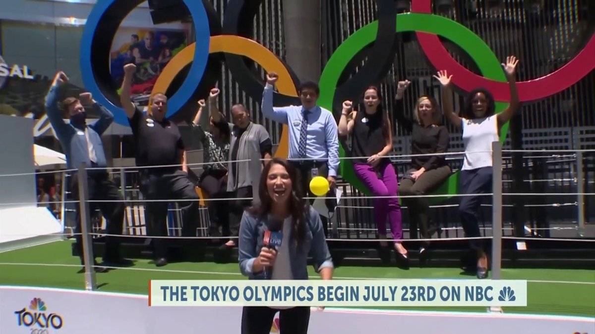 Take a Picture With the Olympic Rings – NBC Los Angeles