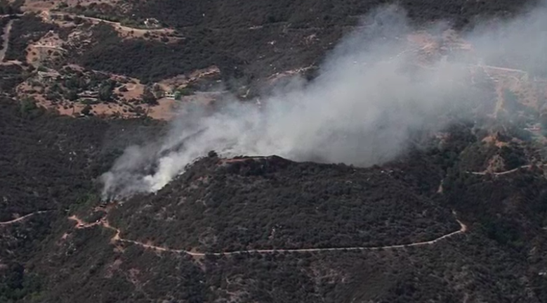 Structures Threatened as Brush Fire Burns in Topanga Canyon Amid Summer ...