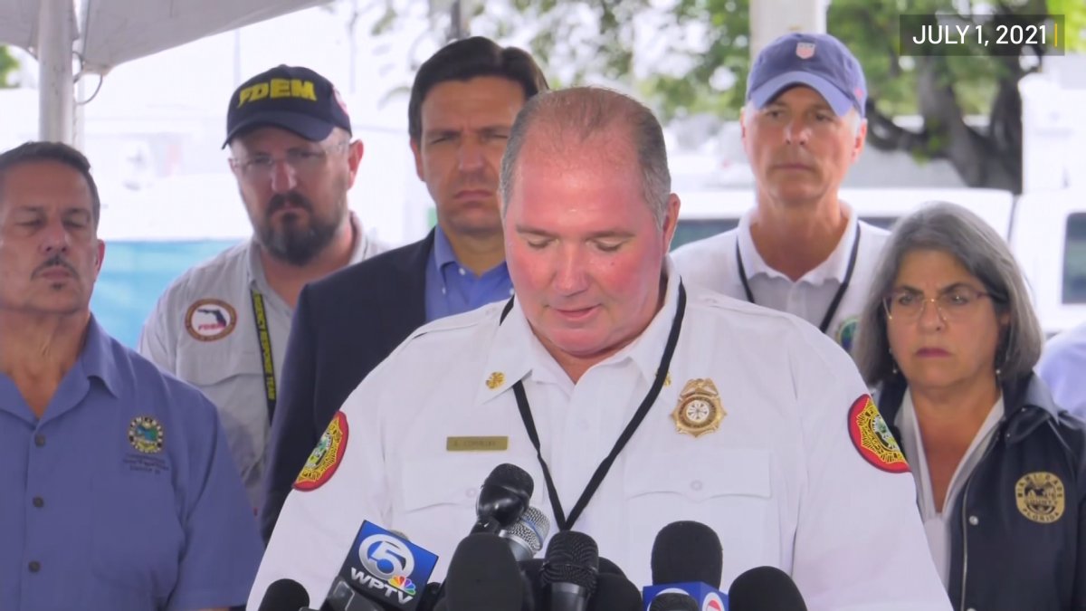 Miami-Dade Fire Chief, Mayor Confirm Pause in Rescue Operations – NBC ...