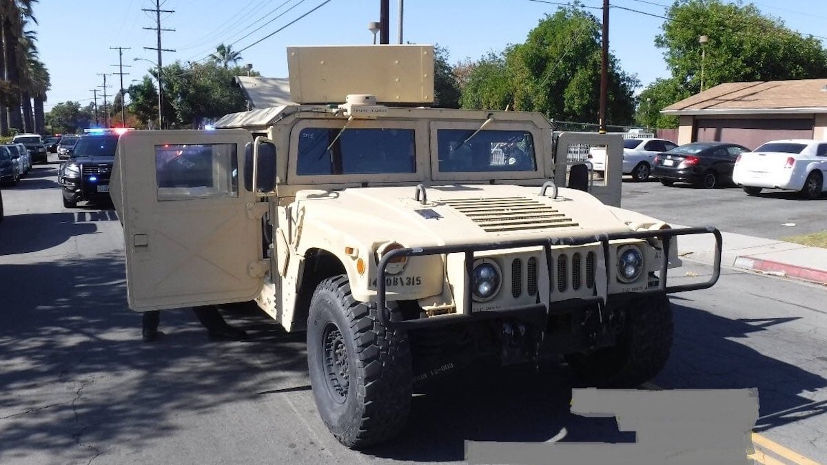 Man Pleads Guilty in Stolen Military Humvee Chase – NBC Los Angeles