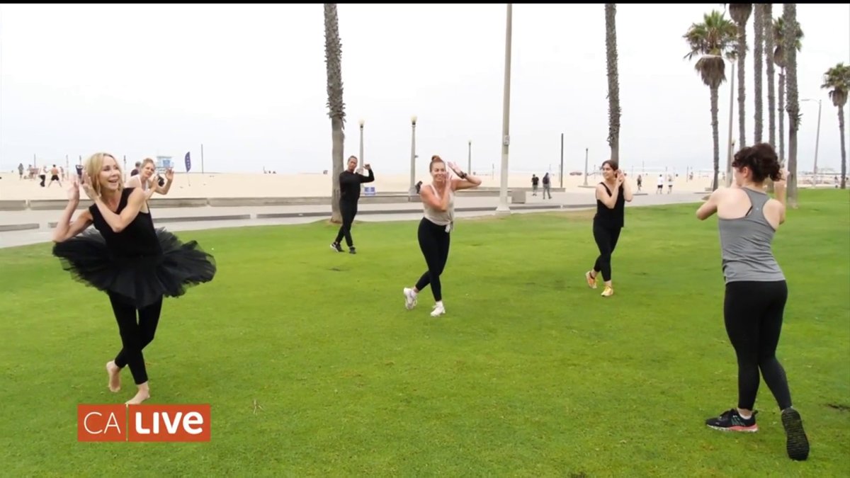 Take a “Laid Back” Ballet Class on the Beach – NBC Los Angeles
