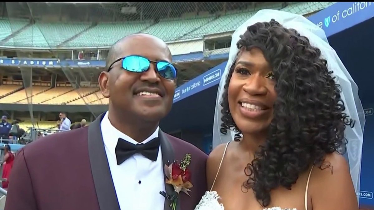 SoCal Couple Holds Wedding at Dodger Stadium – NBC Los Angeles