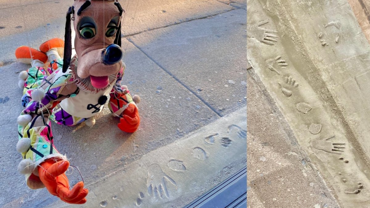 Beloved Puppets Put Their Handprints in Local Cement – NBC Los Angeles