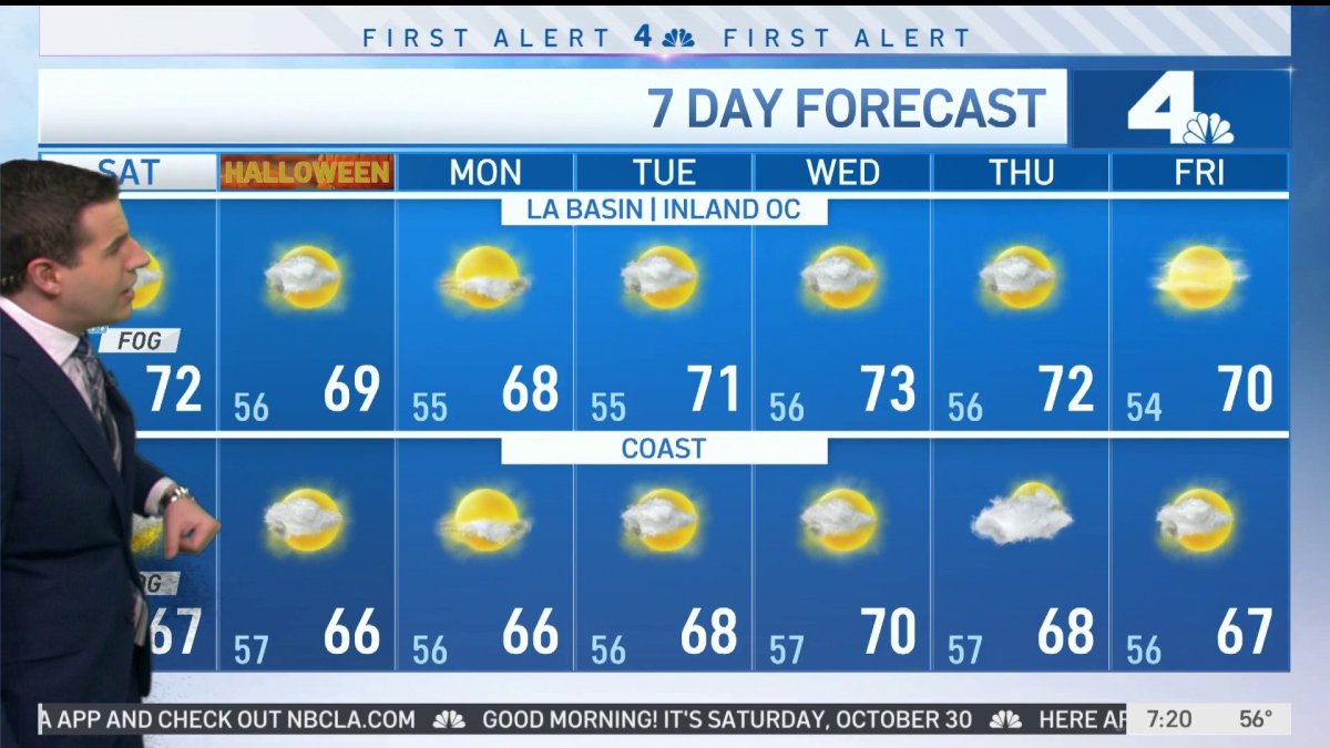 First Alert Forecast: Spooky, Foggy Start to Halloween Weekend – NBC ...