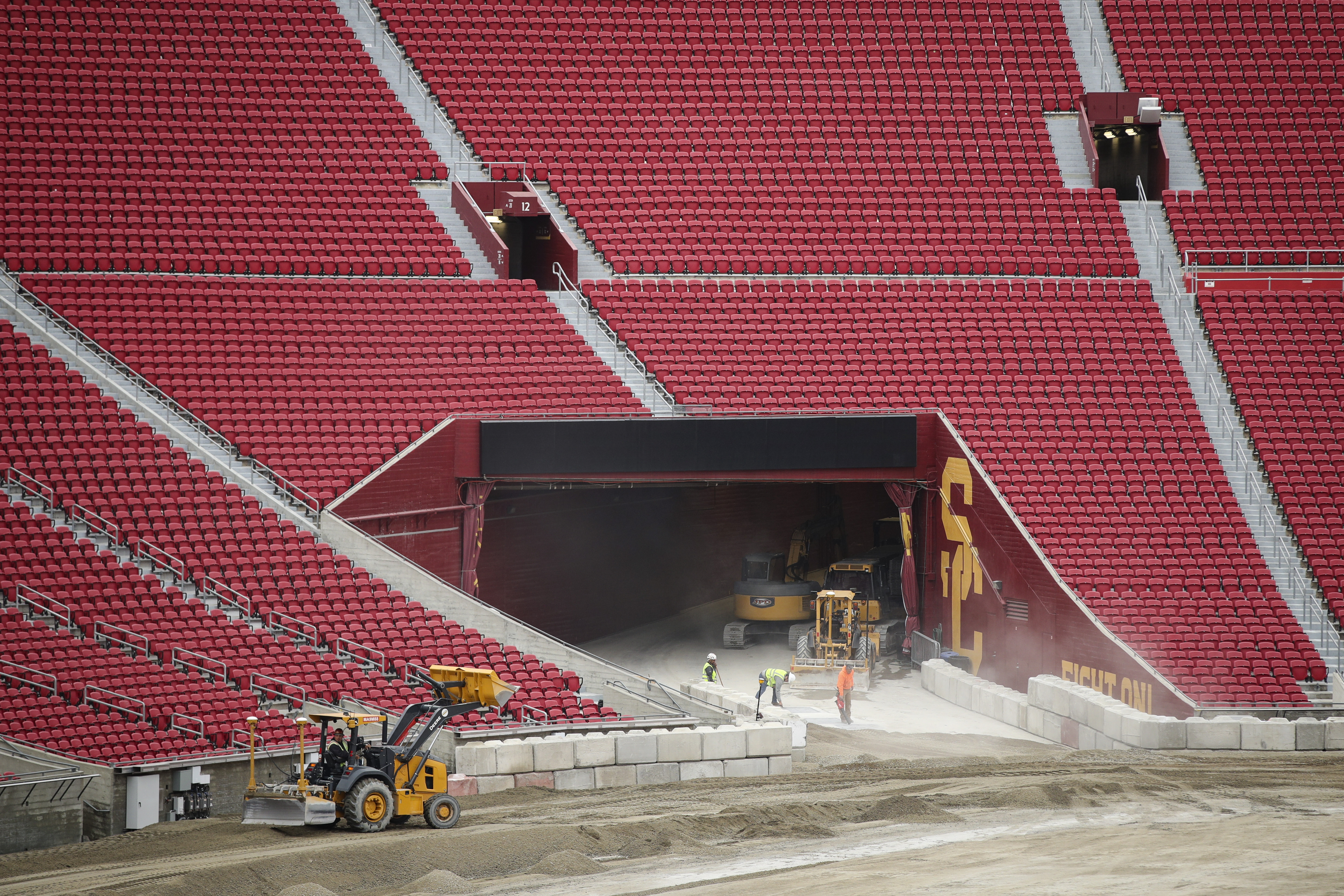 Photos: LA Memorial Coliseum Transforms for NASCAR Race – NBC Los Angeles