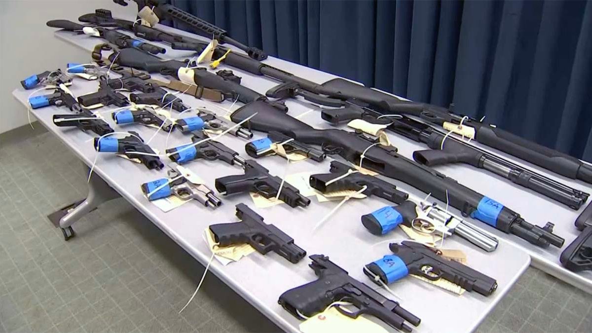 100 Firearms Seized in LA County Sweep – NBC Los Angeles