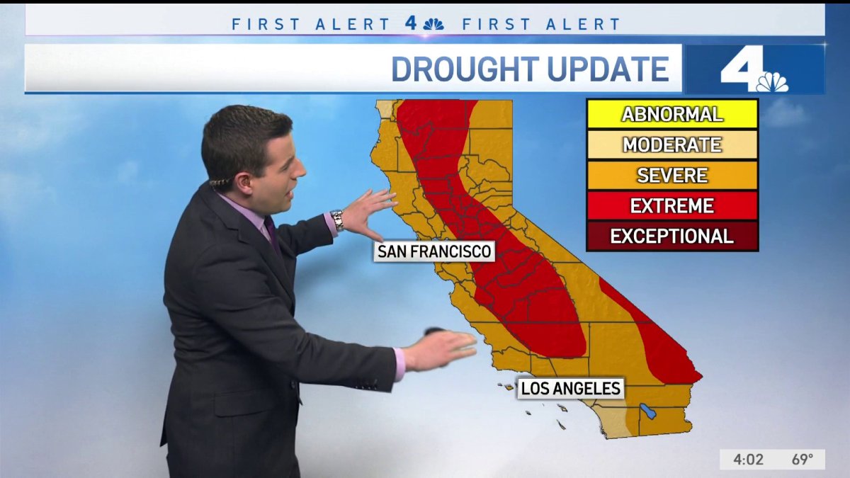 California Drought Monitor Explained: Rainfall and Reservoirs – NBC Los ...