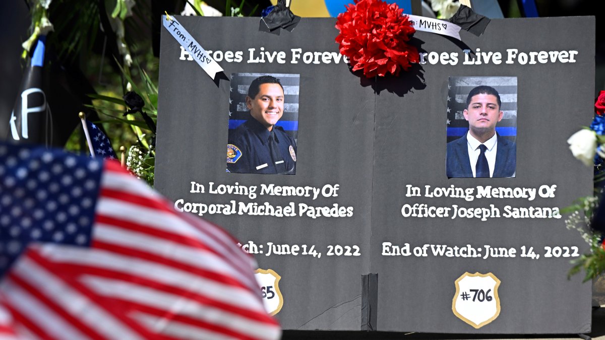 Watch: Memorial Service for 2 Slain El Monte Police Officers – NBC Los ...
