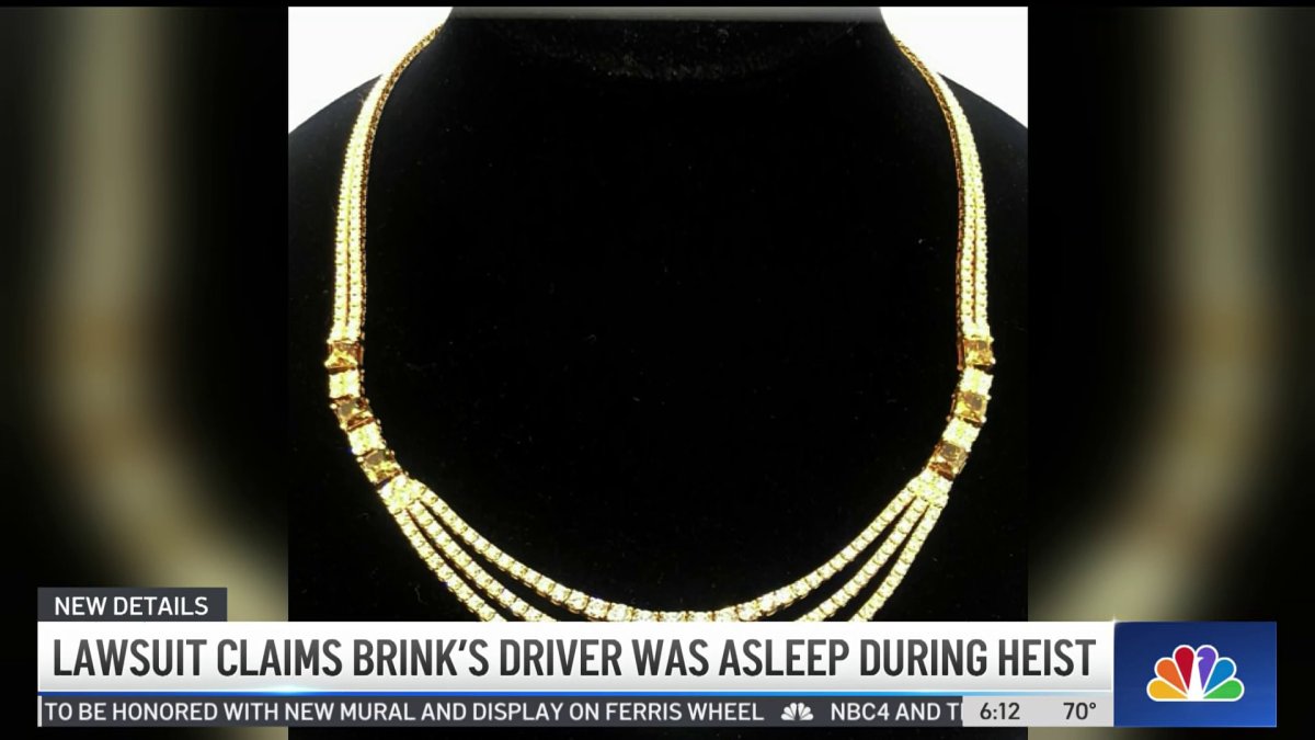 Lawsuit Claims Brinks Driver Was Sleeping During Jewel Heist – NBC Los ...