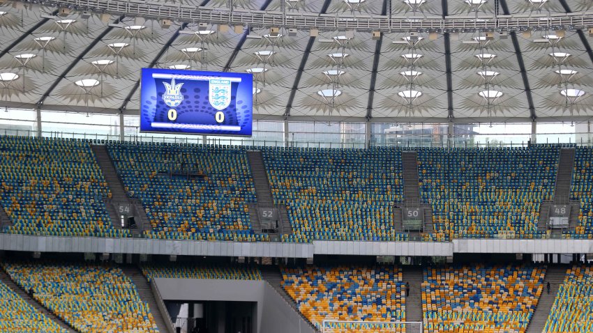 Ukrainian Premier League Action Returns to Empty Stadium Amid War – NBC ...