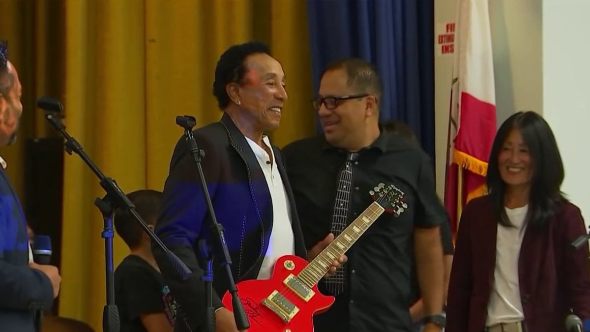 Music Legend Smokey Robinson Makes a Generous Donation to a South LA ...