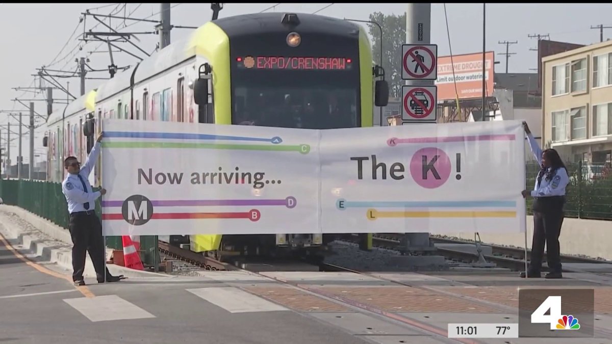 Metro Opens New K Line – NBC Los Angeles