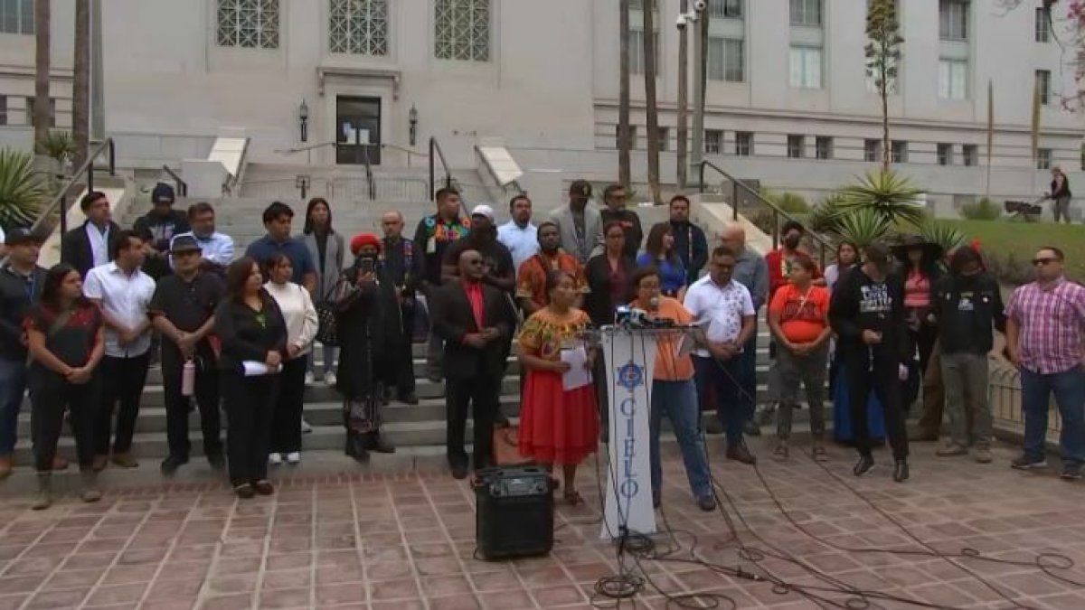 Indigenous Peoples Day Celebration Turns to Anger – NBC Los Angeles
