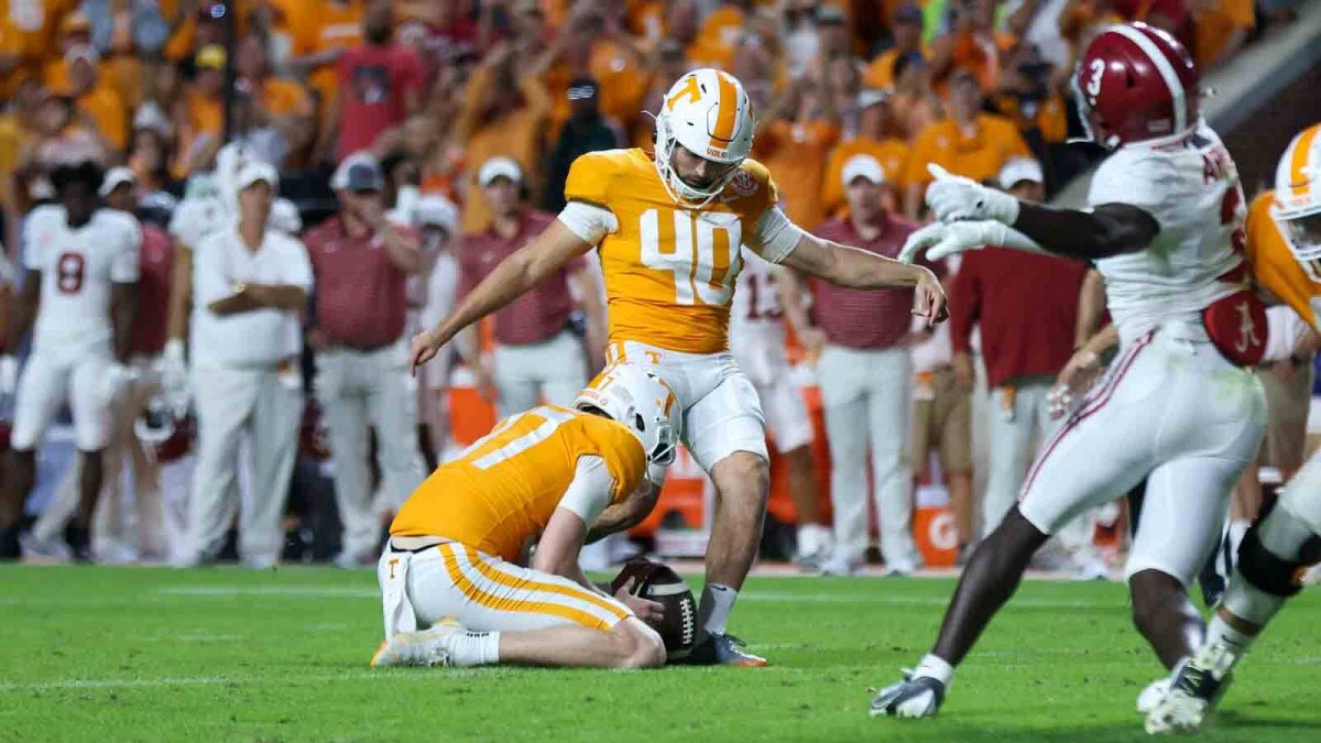 Tennessee Snaps Losing Streak to Alabama With FG as Time Expires – NBC ...
