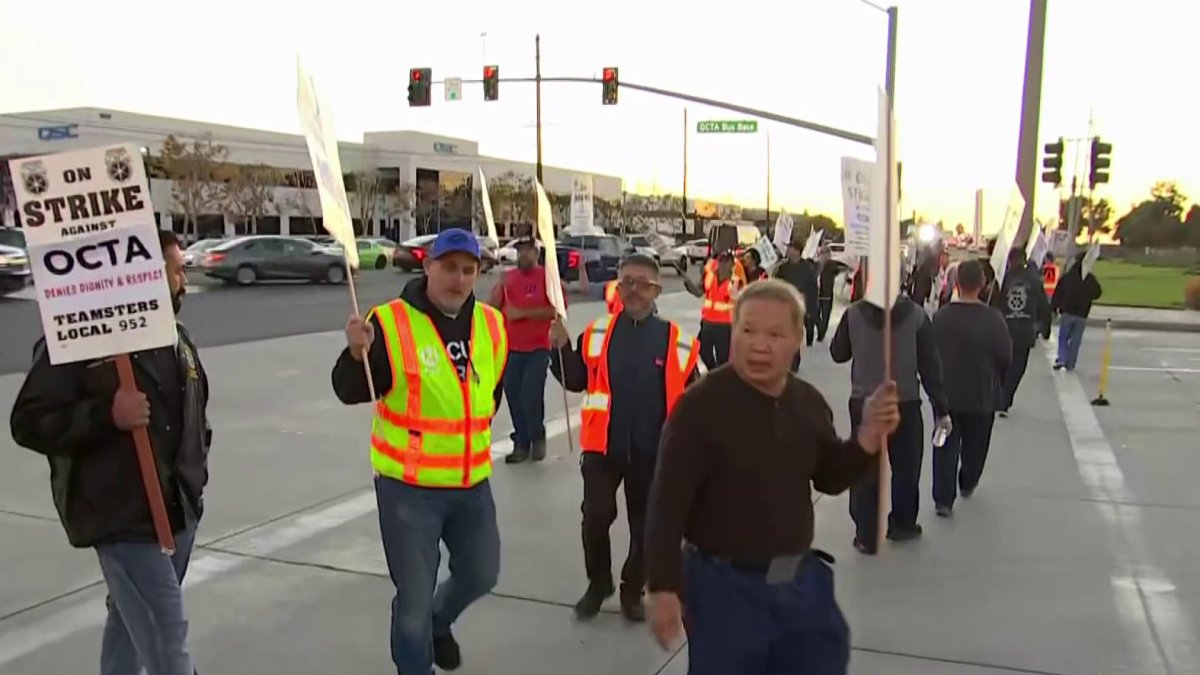 Orange County Transportation Employees on Strike – NBC Los Angeles