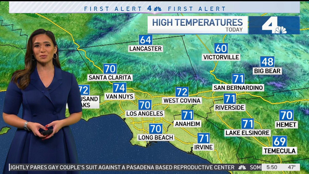 First Alert Forecast: Wind Advisory Starts Friday Night – NBC Los Angeles