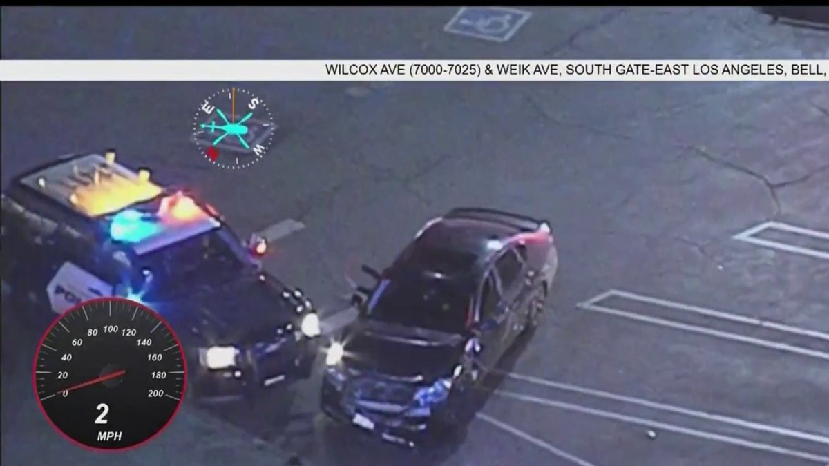 Driver Leads Police On Pursuit Through Bell Nbc Los Angeles