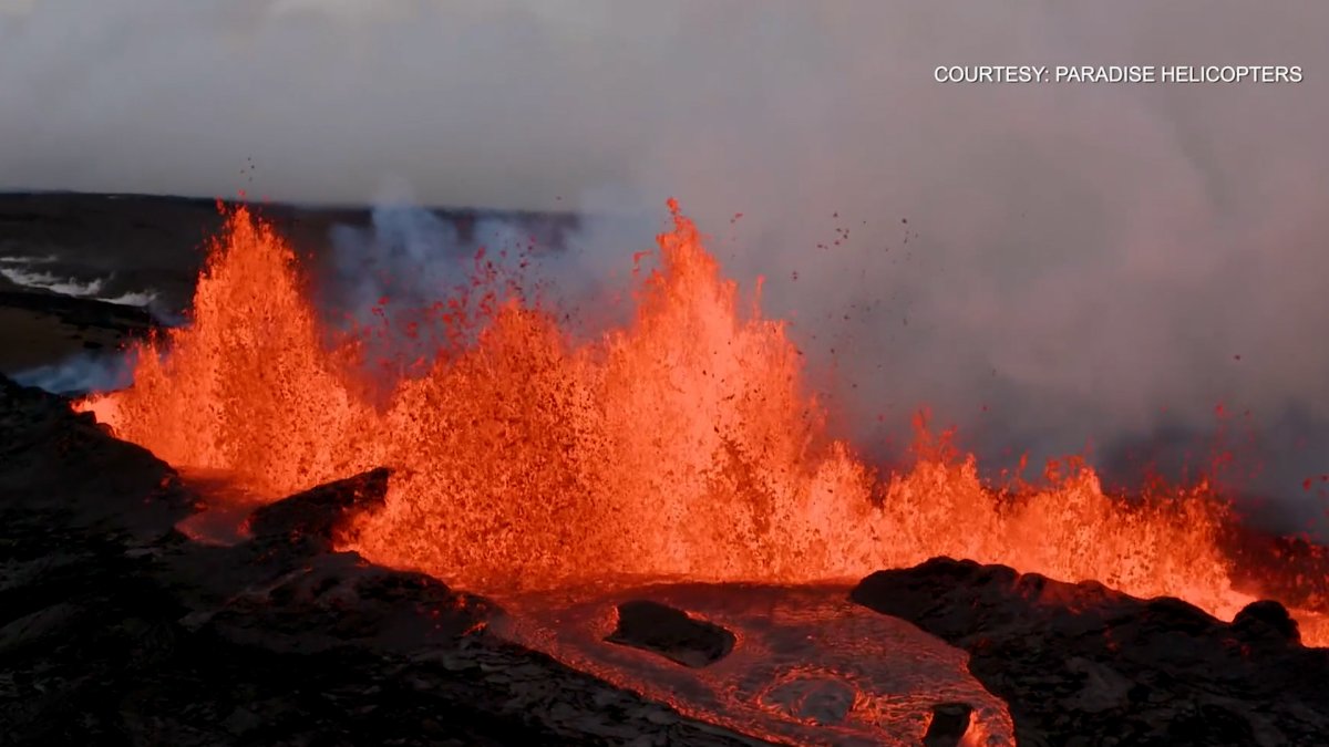 WATCH: Aerial Footage Captures Mauna Loa Volcanic Eruption – NBC Los ...