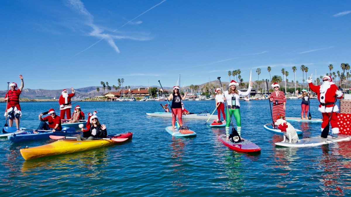 Row, Row, Row Your Sleigh at Ventura’s Beloved ‘Santa Paddle’ – NBC Los ...