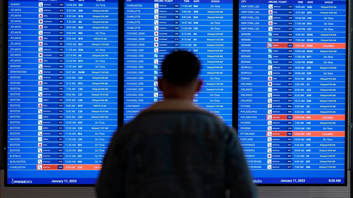 Flight Canceled or Delayed? What Experts Say to Do – NBC Los Angeles