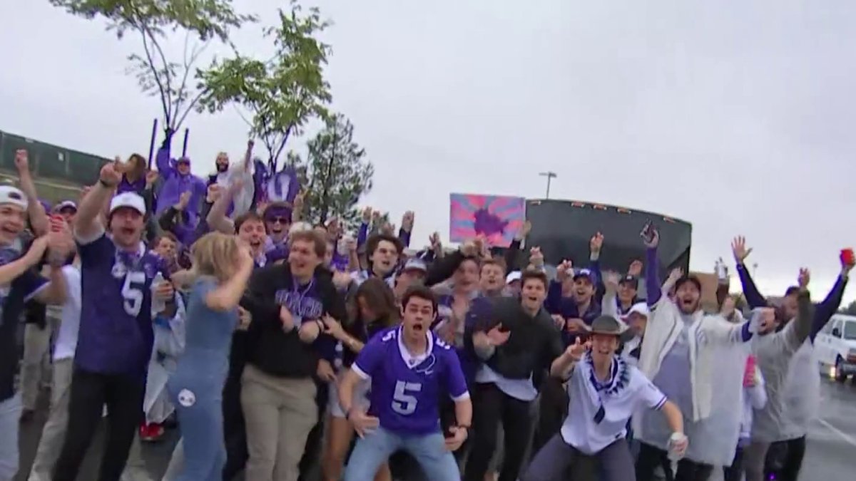 Rain Or Shine Fans Are Cheering on Their Teams in the College Football ...