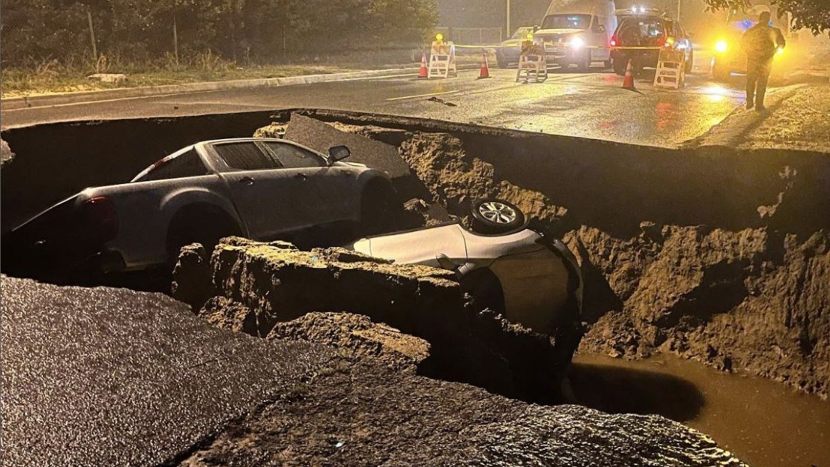Woman and Girl Rescued From Inside Chatsworth Sinkhole – NBC Los Angeles