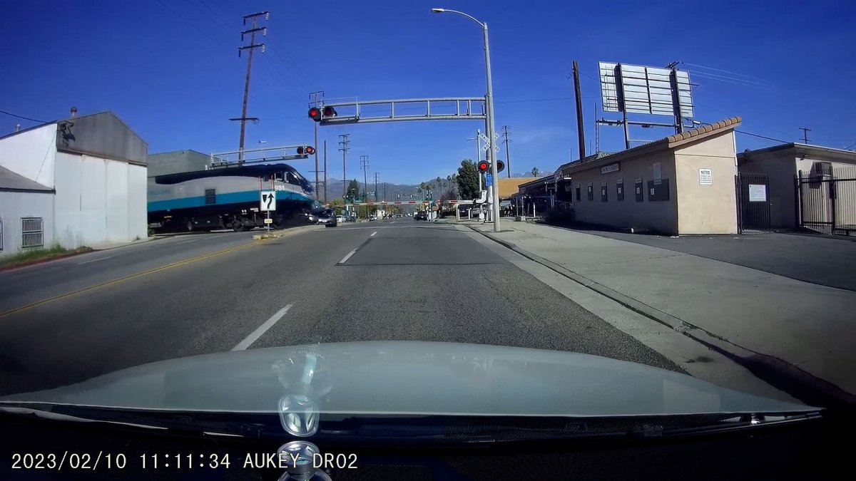 Dashcam Captures the Moment a Train Slams Into a SUV Speeding Through ... Dashcam Captures the Moment a Train Slams Into a SUV Speeding Through ...