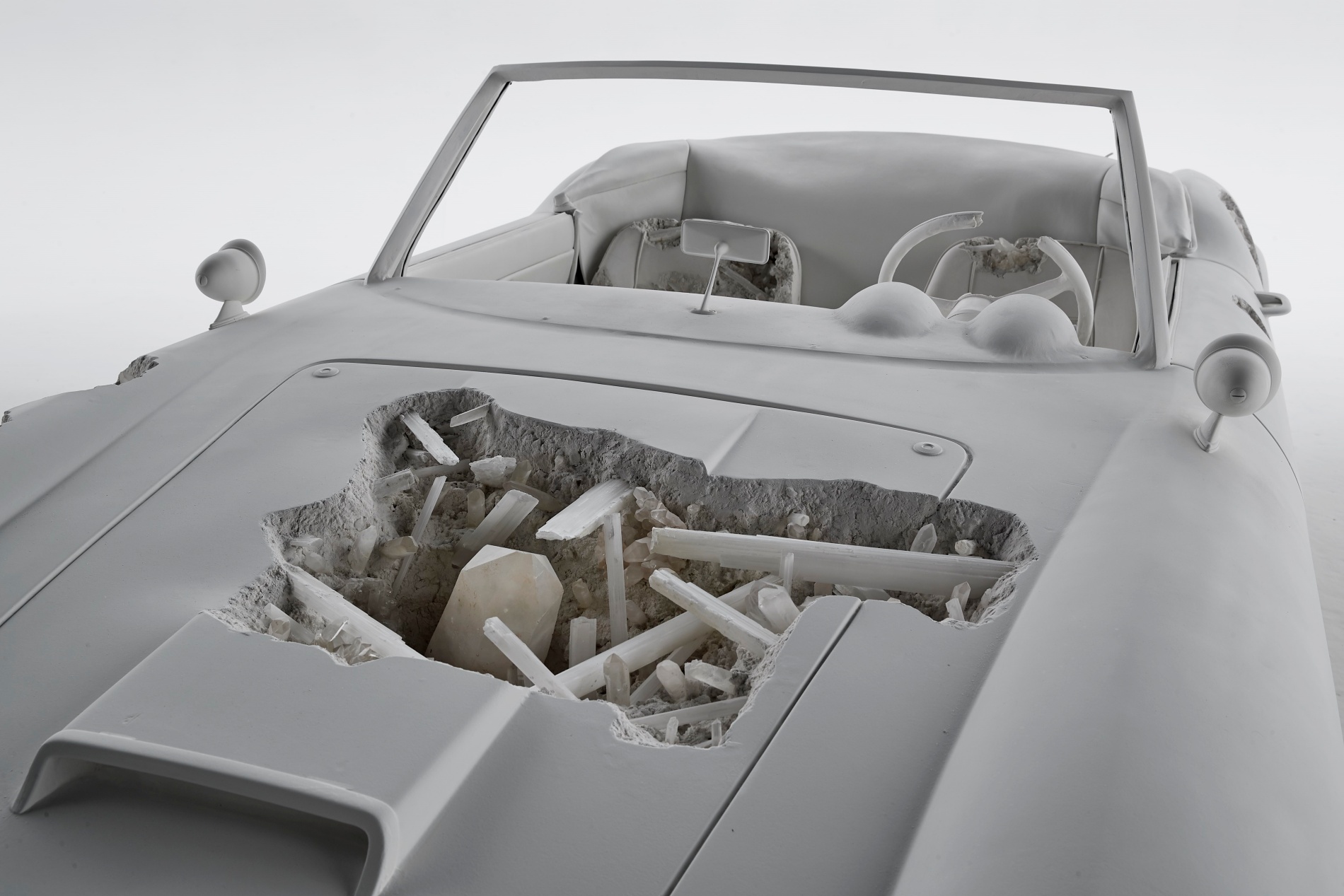 Life-Sized Car Sculptures, Made With Minerals and Ash, Go on View at ...