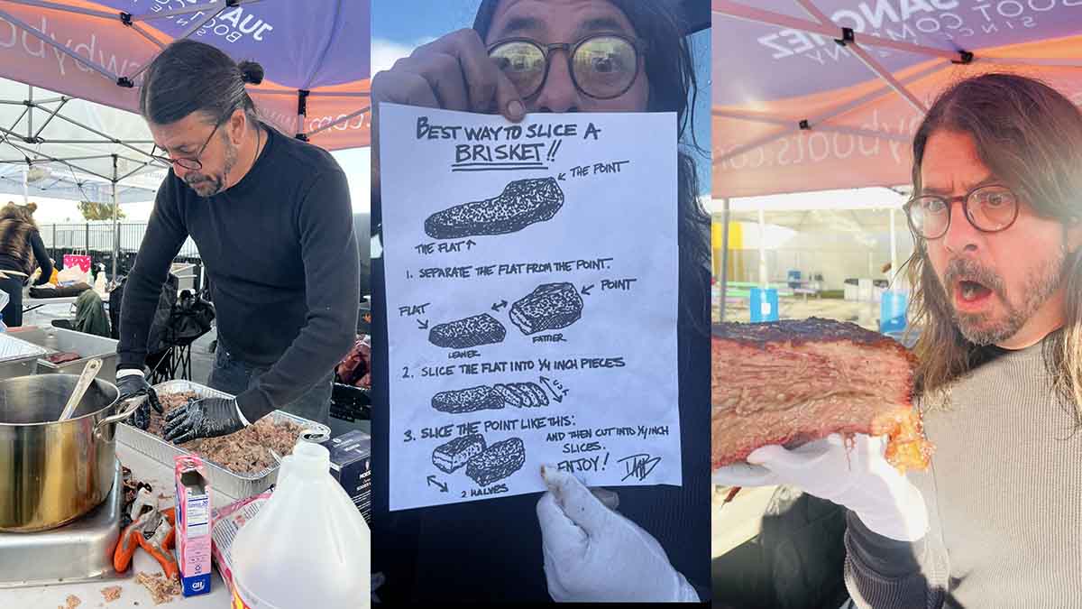 Dave Grohl Hauls BBQ Smoker to LA Shelter to Feed People Amid Storm ...