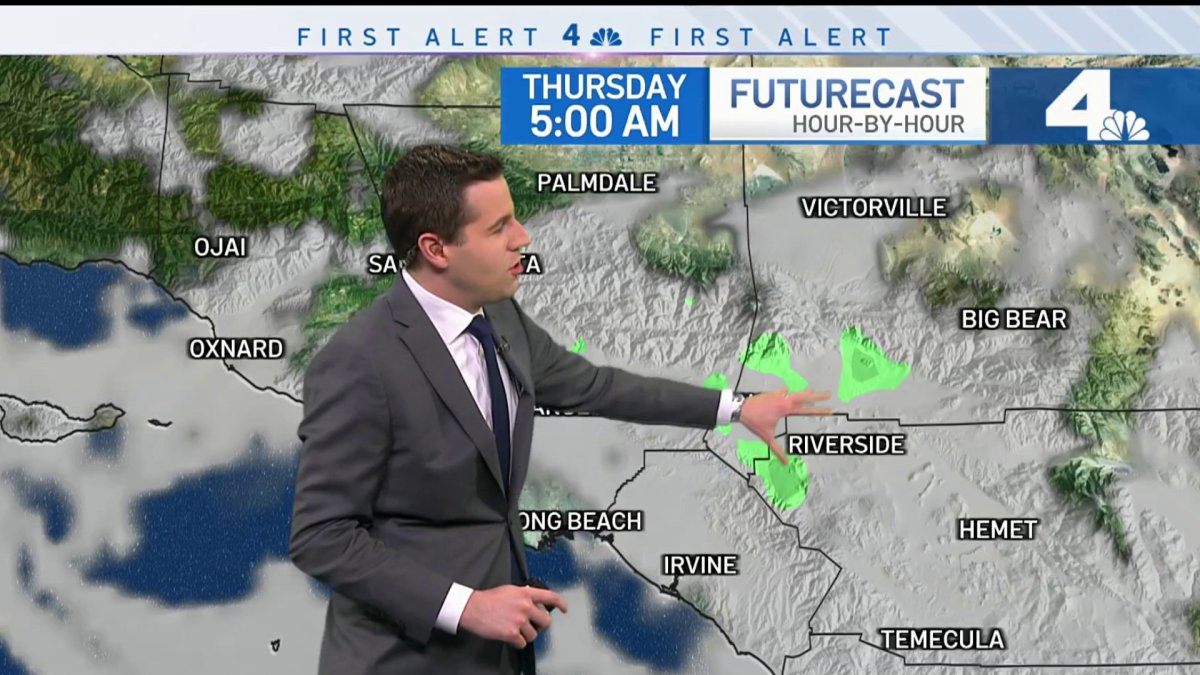 First Alert Weather: Clouds Return Wednesday Night – NBC Los Angeles