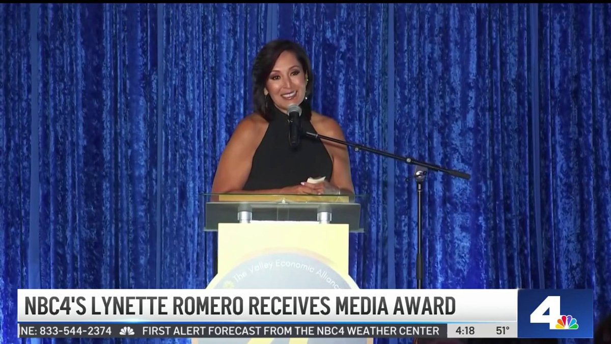 NBC4’s Lynette Romero Honored With Media Award – NBC Los Angeles