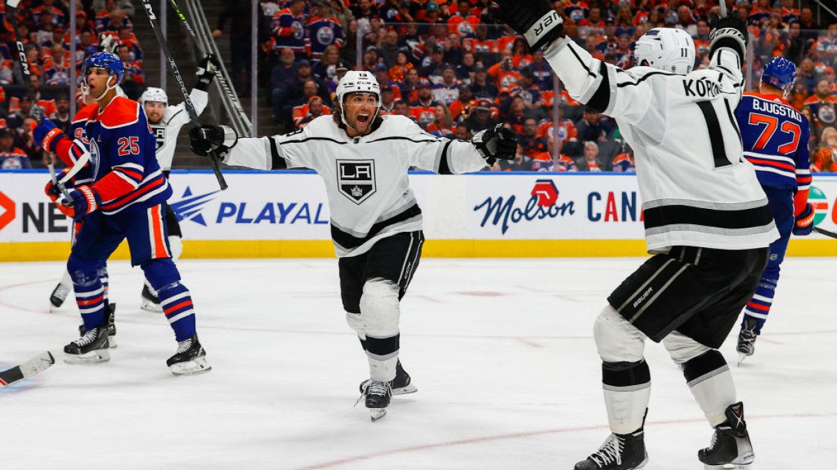 Alex Iafallo’s Goal in Overtime Lifts Kings to 4-3 Win Over Oilers in ...