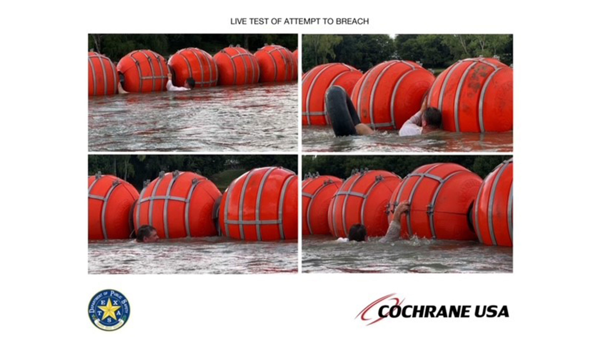 Texas putting a string of tall buoys in the Rio Grande River to deter ...