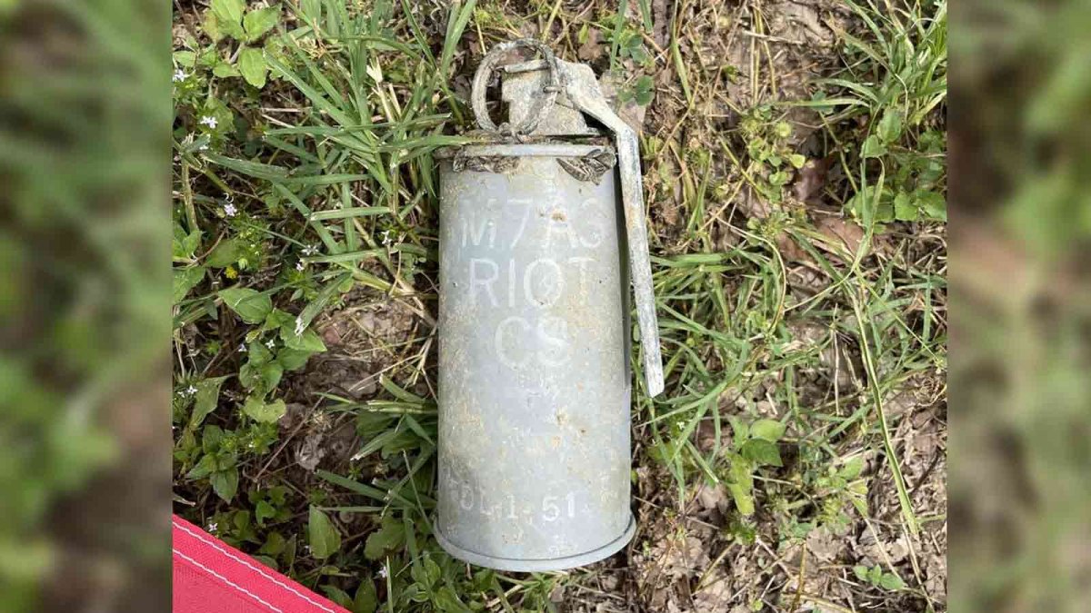 Scuba diver finds live tear gas grenade in Oklahoma lake – NBC Los Angeles