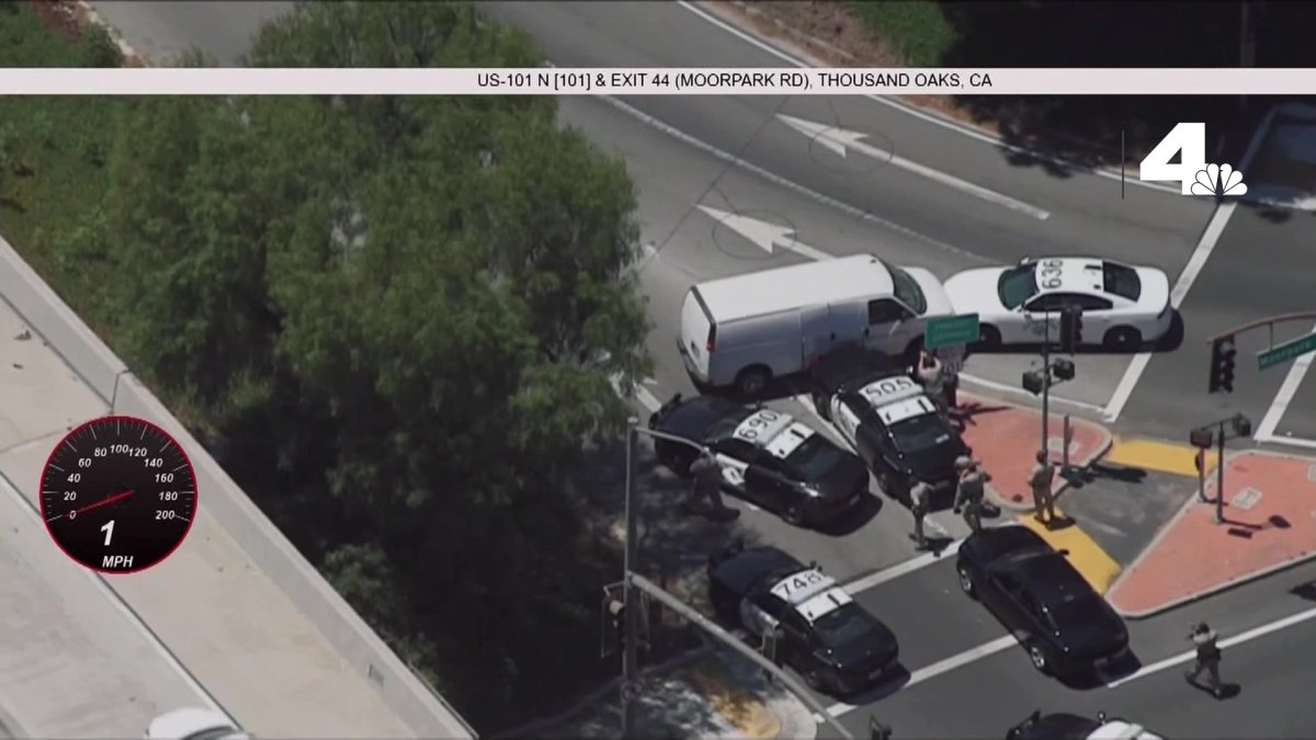 Driver steals 3 vehicles before being rammed by police – NBC Los Angeles