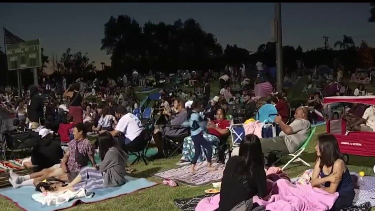 Downtown LA block party features drones – NBC Los Angeles