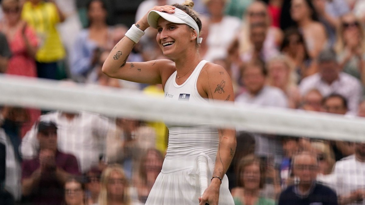 Vondrousova becomes first unseeded women’s finalist at Wimbledon in 60 ...
