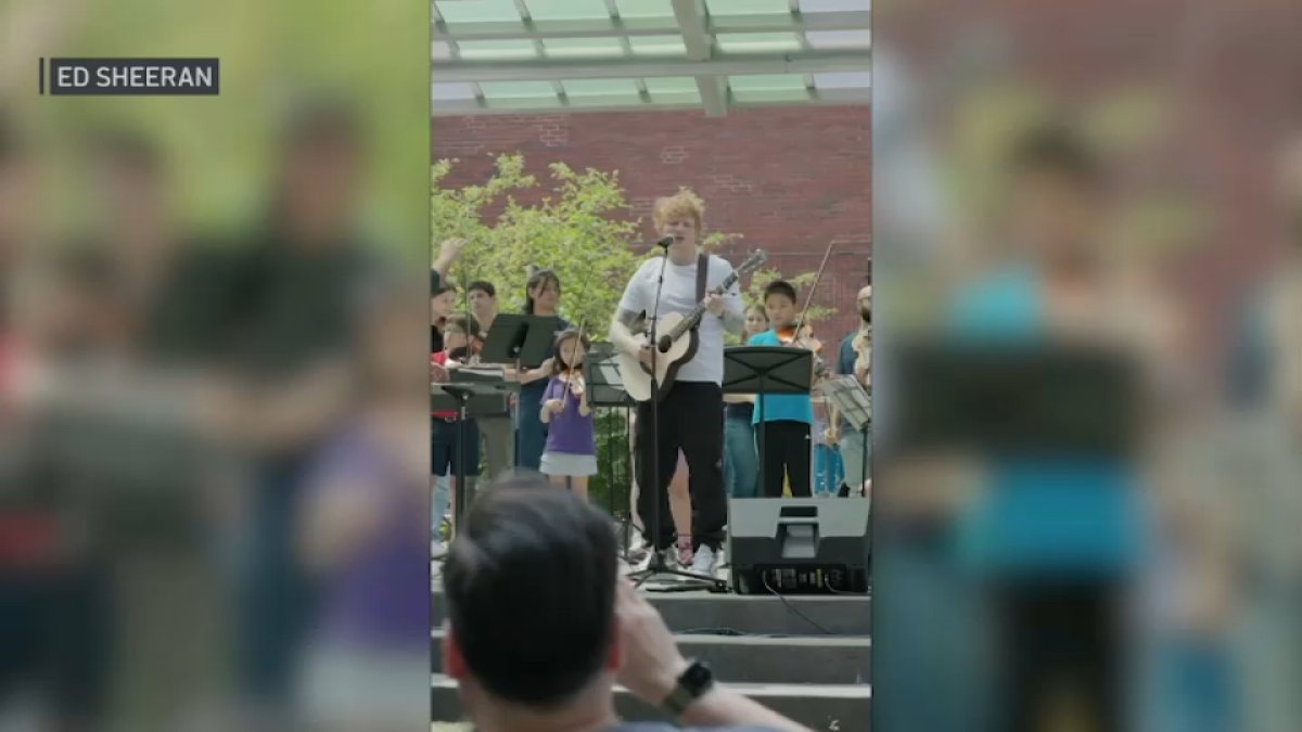 Ed Sheeran, Boston Music Project surprise – NBC Los Angeles
