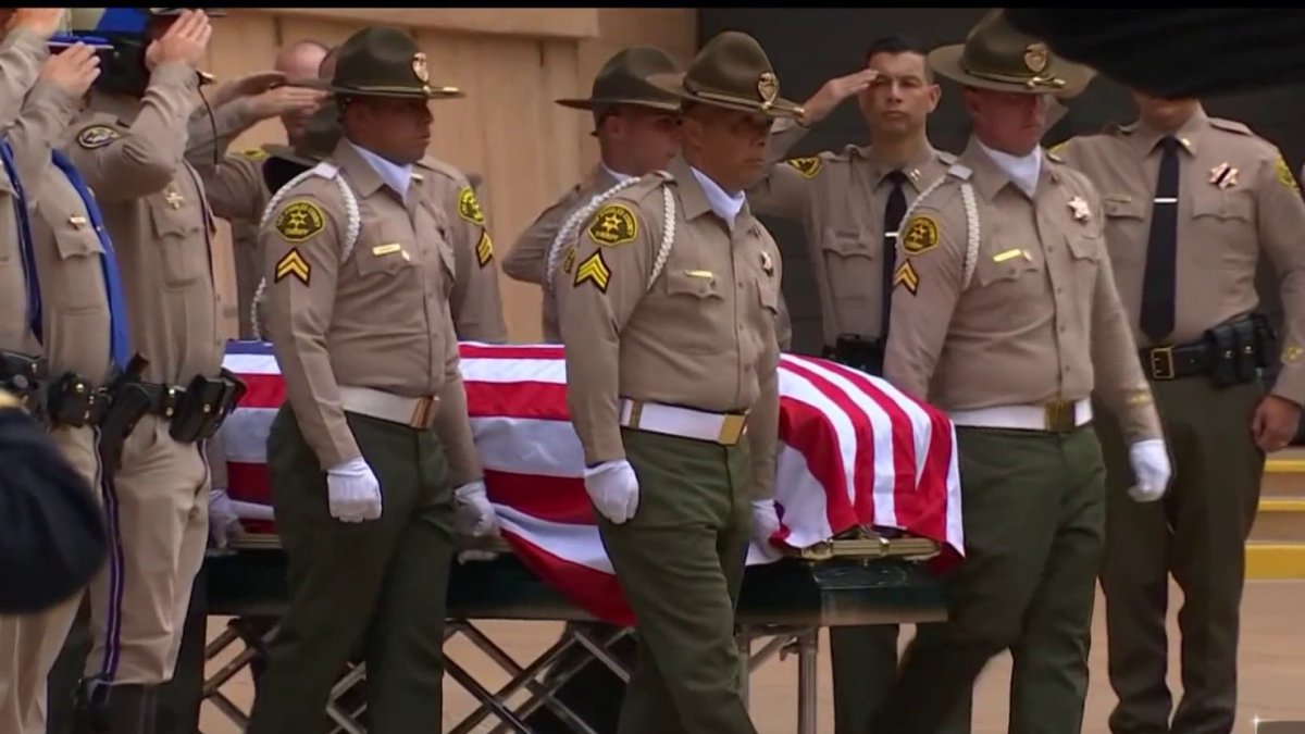 Hundreds gather for funeral of LASD recruit – NBC Los Angeles