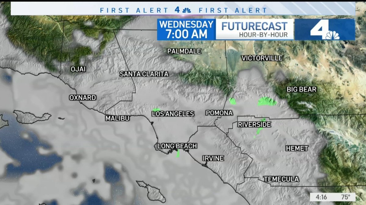 First Alert Forecast: Cloudy & Cool Wednesday – NBC Los Angeles