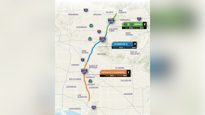 The I 605 Freeway Will Be Enhanced For Nearly 300 Million Nbc Los