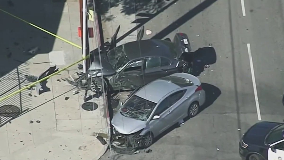 7 people hurt in multi-vehicle crash in Florence – NBC Los Angeles