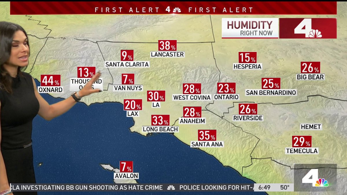 First Alert Forecast: Dry and windy Halloween – NBC Los Angeles