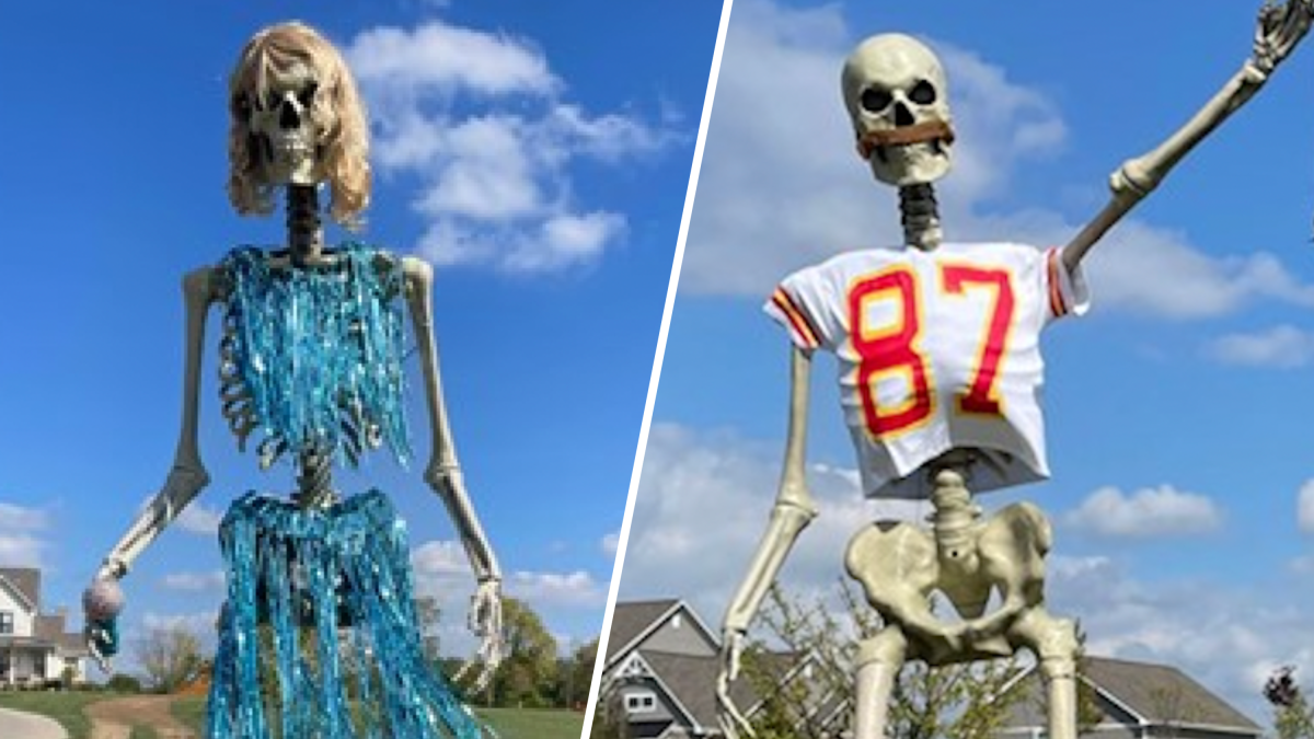 Indiana Halloween display pays tribute to Taylor Swift and Travis Kelce ...