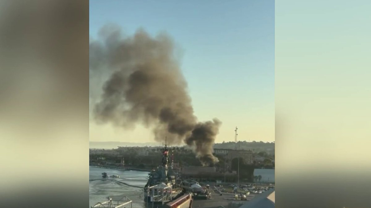 Firefighters knock down boat fire in San Pedro – NBC Los Angeles