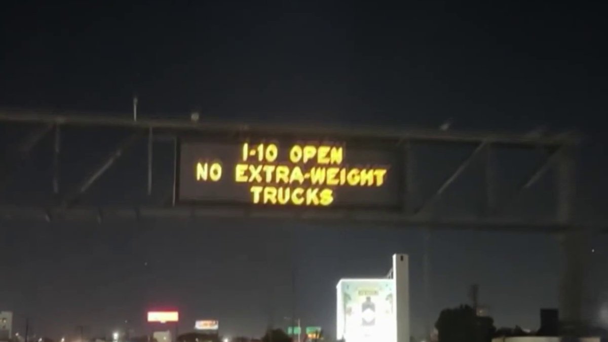 10 Freeway reopens weeks ahead of schedule – NBC Los Angeles