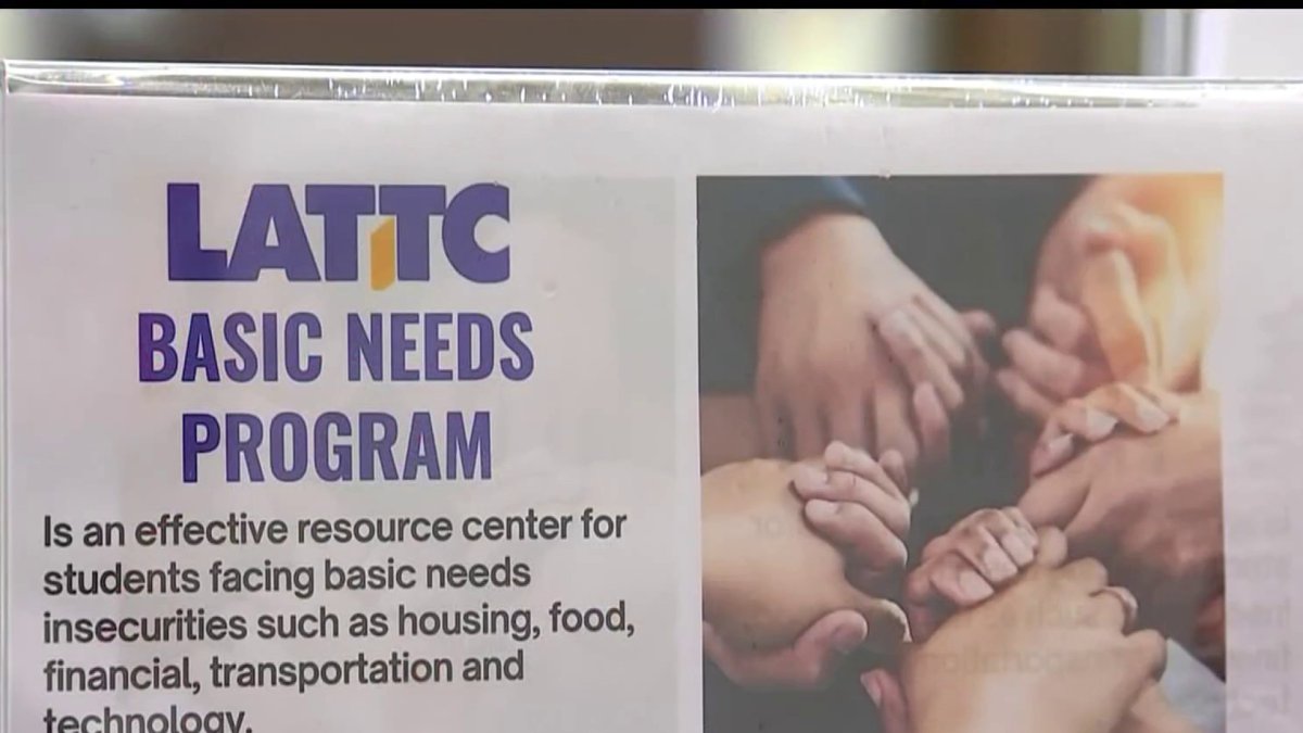 LATTC opens food pantry, basic needs center for students – NBC Los Angeles